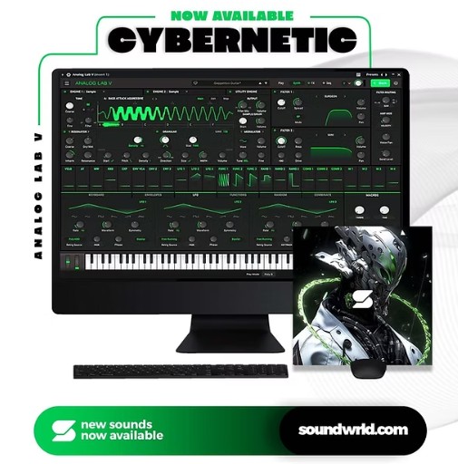 Soundwrld Cybernetic (Analog Lab V + One Shot Kit) (Premium) - worldfreeware